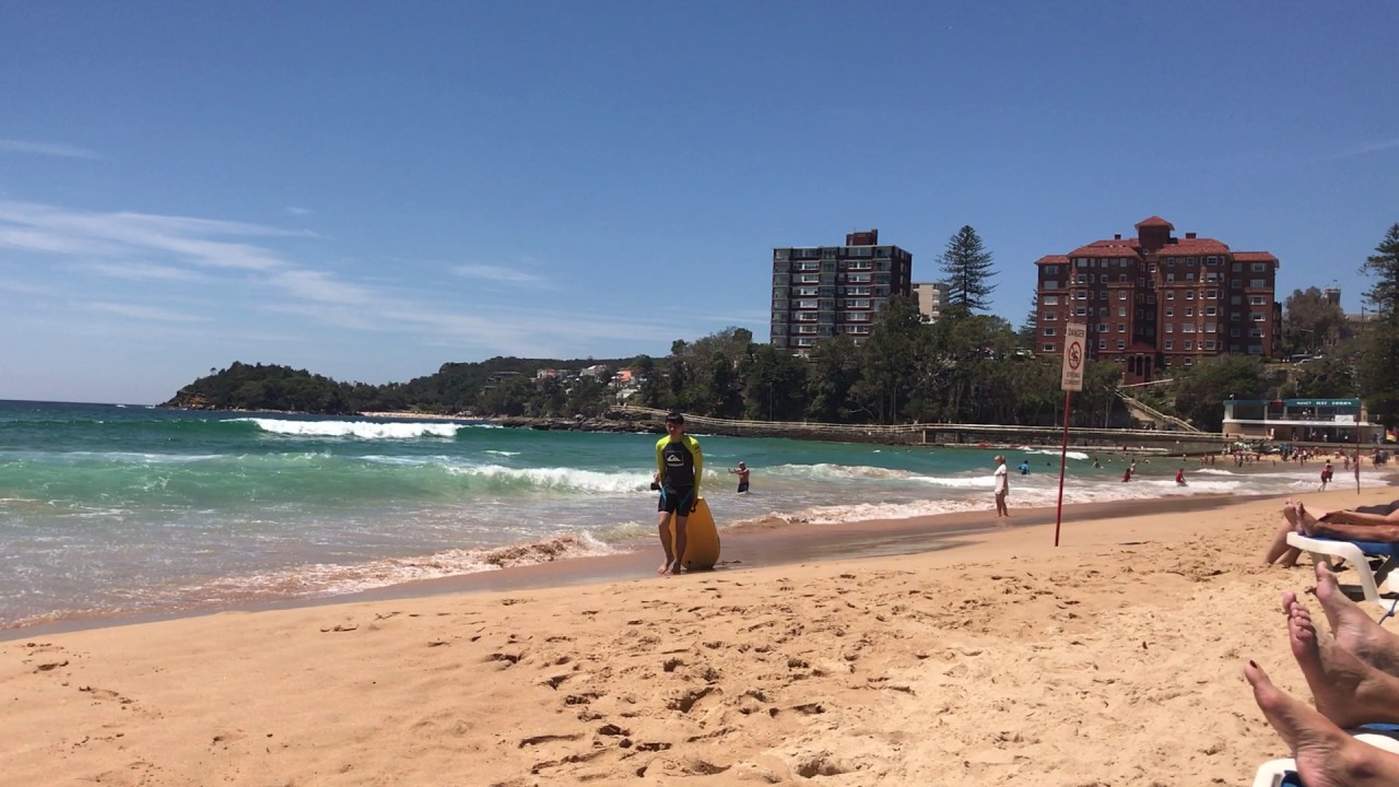 WorldJuanderer: Surfing at Manly Beach, Sydney - YouTube