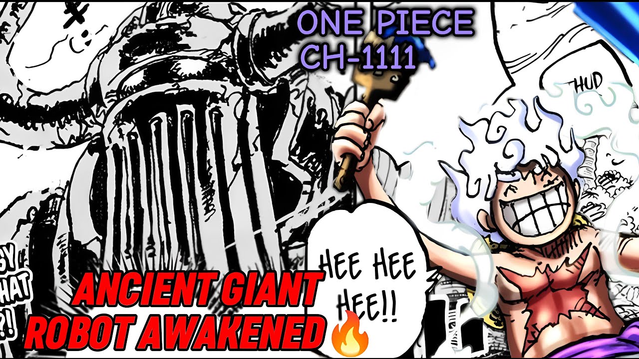 Ancient Giant Robot AWAKENED 🔥| Luffy's ToonForce | One Piece Chapter ...