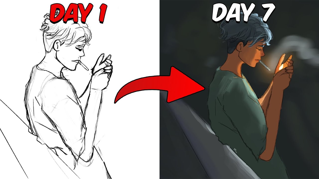 Learning How To Draw Poses In 7 Days - YouTube