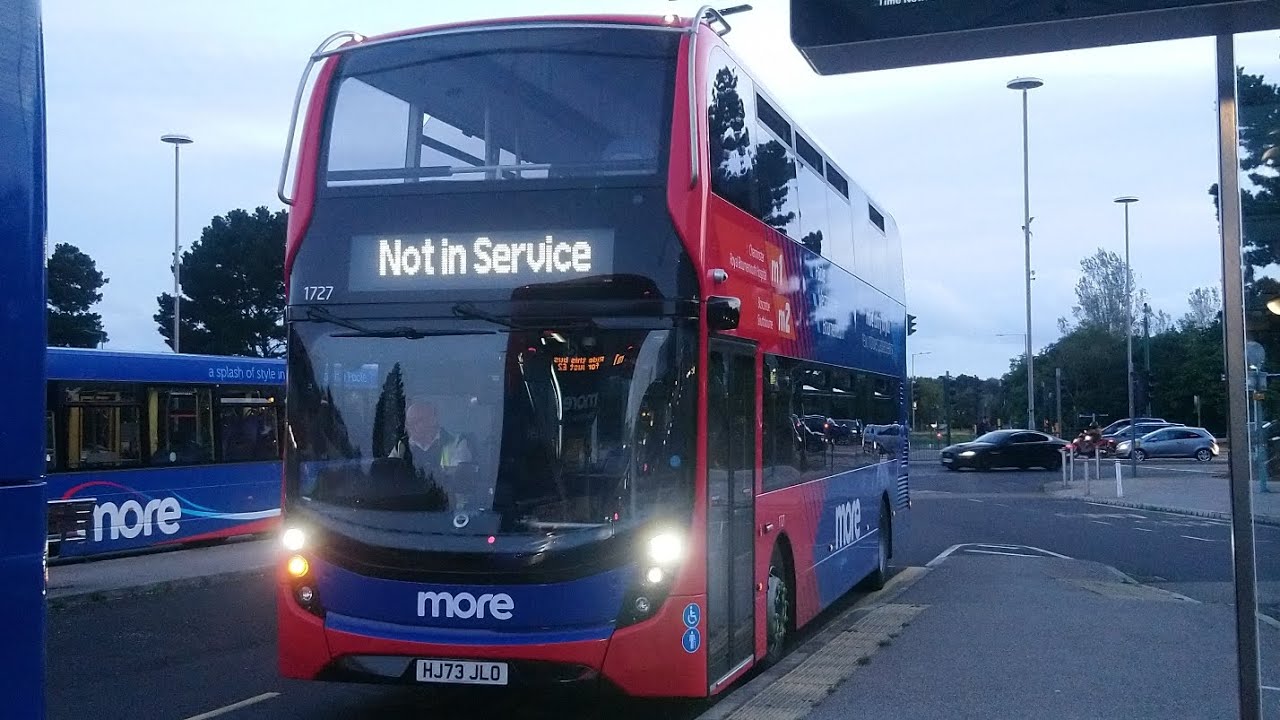 *Brand New* Morebus ADL E400 MMC 1727 (HJ73 JLO) on the m1 to RB ...