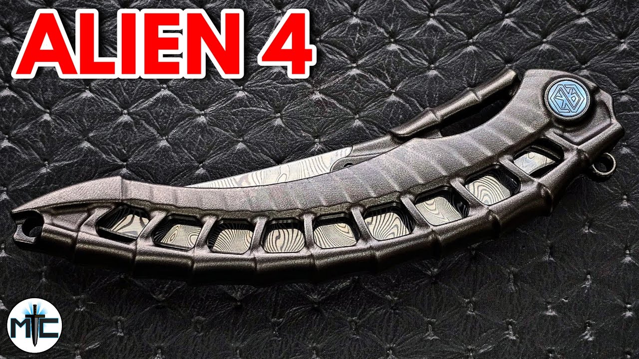Rike Alien 4 Folding Knife - Full Review - YouTube