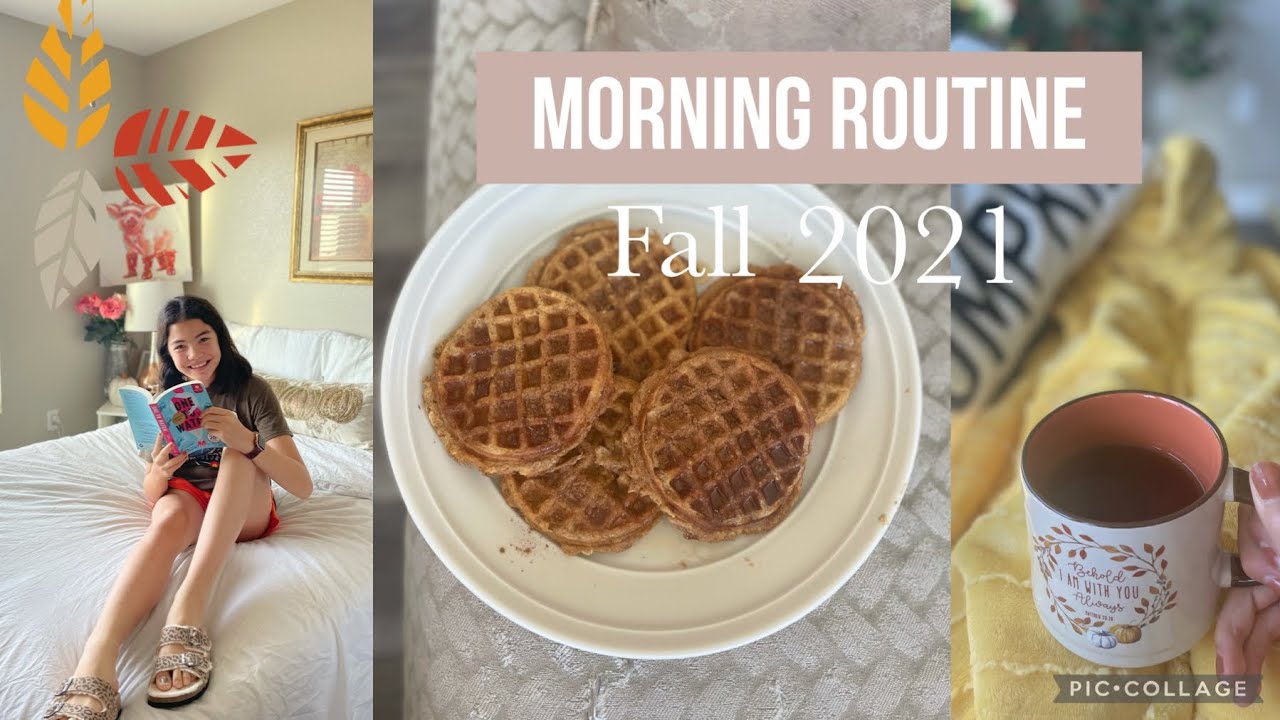 MY realistic + cozy FALL MORNING ROUTINE I 🍁Autumn Healthy Habits ...