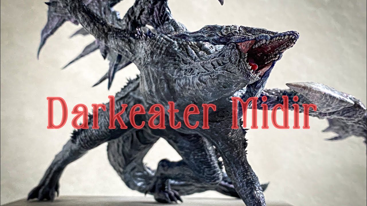 【DARK SOULS】Darkeater Midir painting figure 3D - YouTube