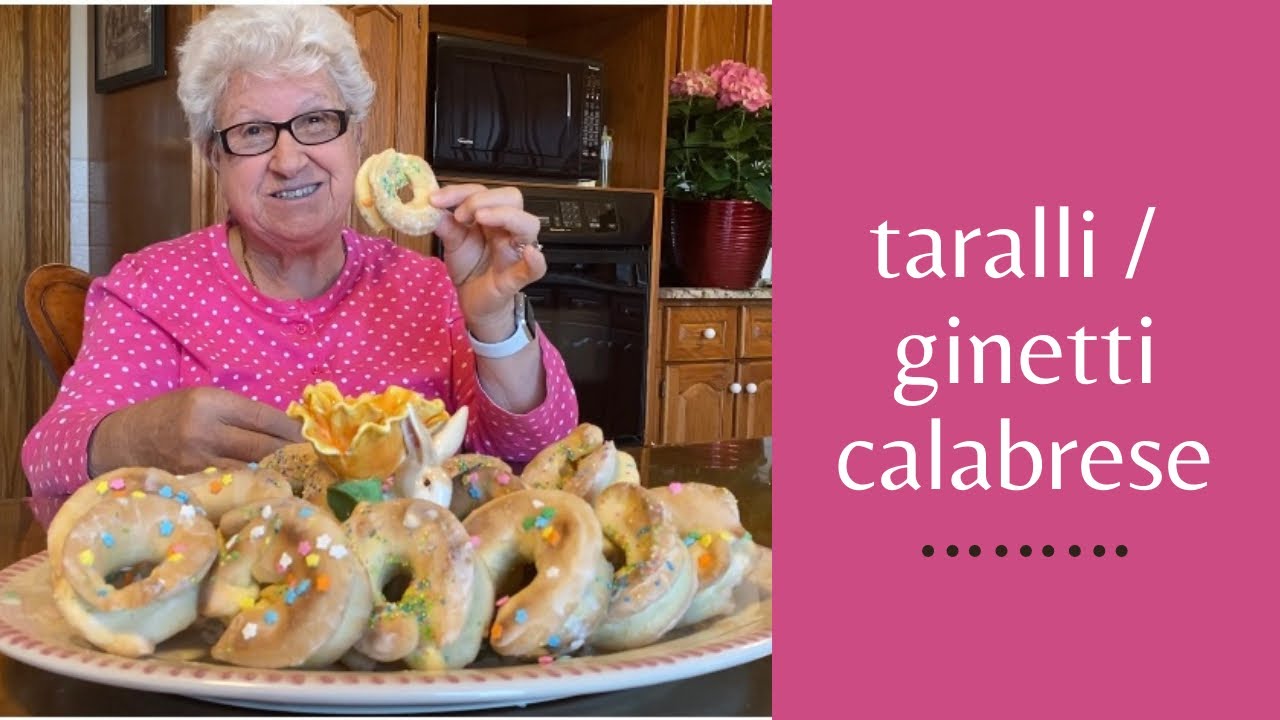 Calabrese Easter Ginetti - Taralli Dolci di Pasqua (e67) - YouTube