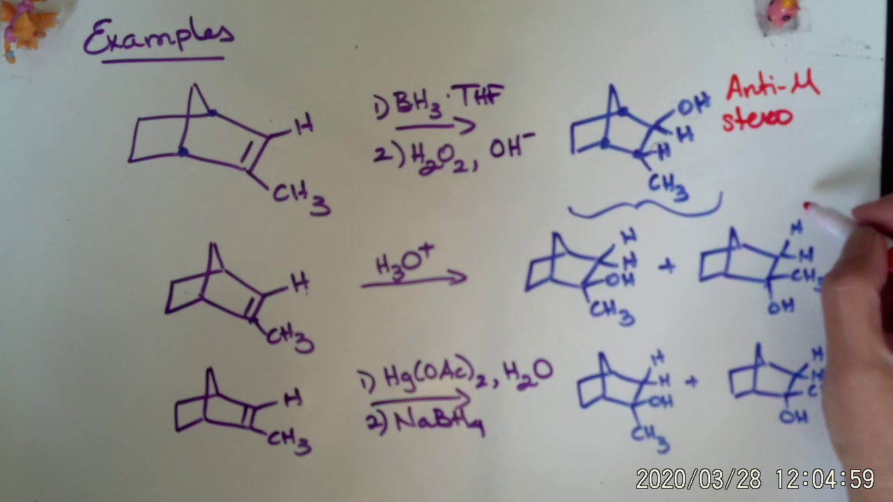 hydroboration stereospecificity examples - YouTube