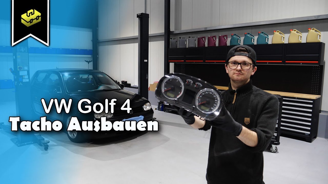 VW Golf 4 Tacho Wechseln (Ausbauen) (Einbauen) | Install VW Golf 4 ...