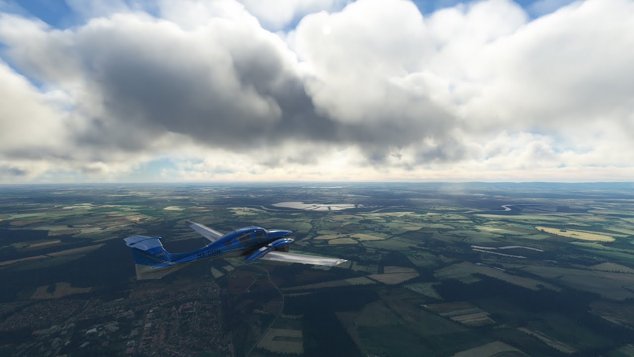 MSFS LHPP-LDOS full flight Vatsim unicom Diamond DA62 - YouTube
