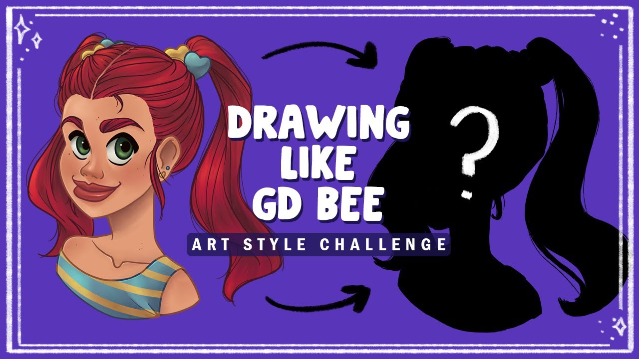 Trying To Draw Like GD Bee [Art Style Challenge #4] - YouTube