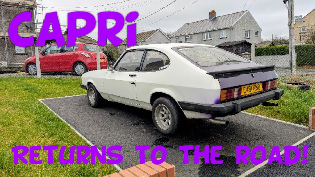 Returning my 40 year old Capri turbo to the road! - YouTube