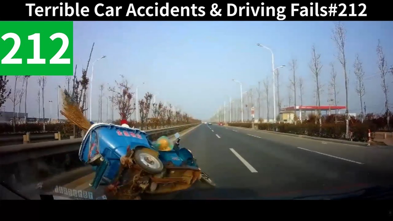 #212丨Terrible Car Accidents & Driving Fails 丨彩R - YouTube