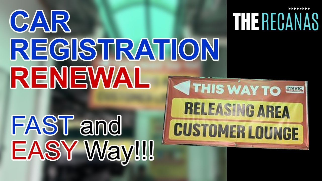 Car registration renewal - Fast and Easy way - YouTube