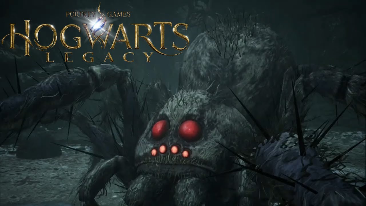 Hogwarts Legacy: Epic Spider Boss Fight (Arachnophobia Warning) - YouTube