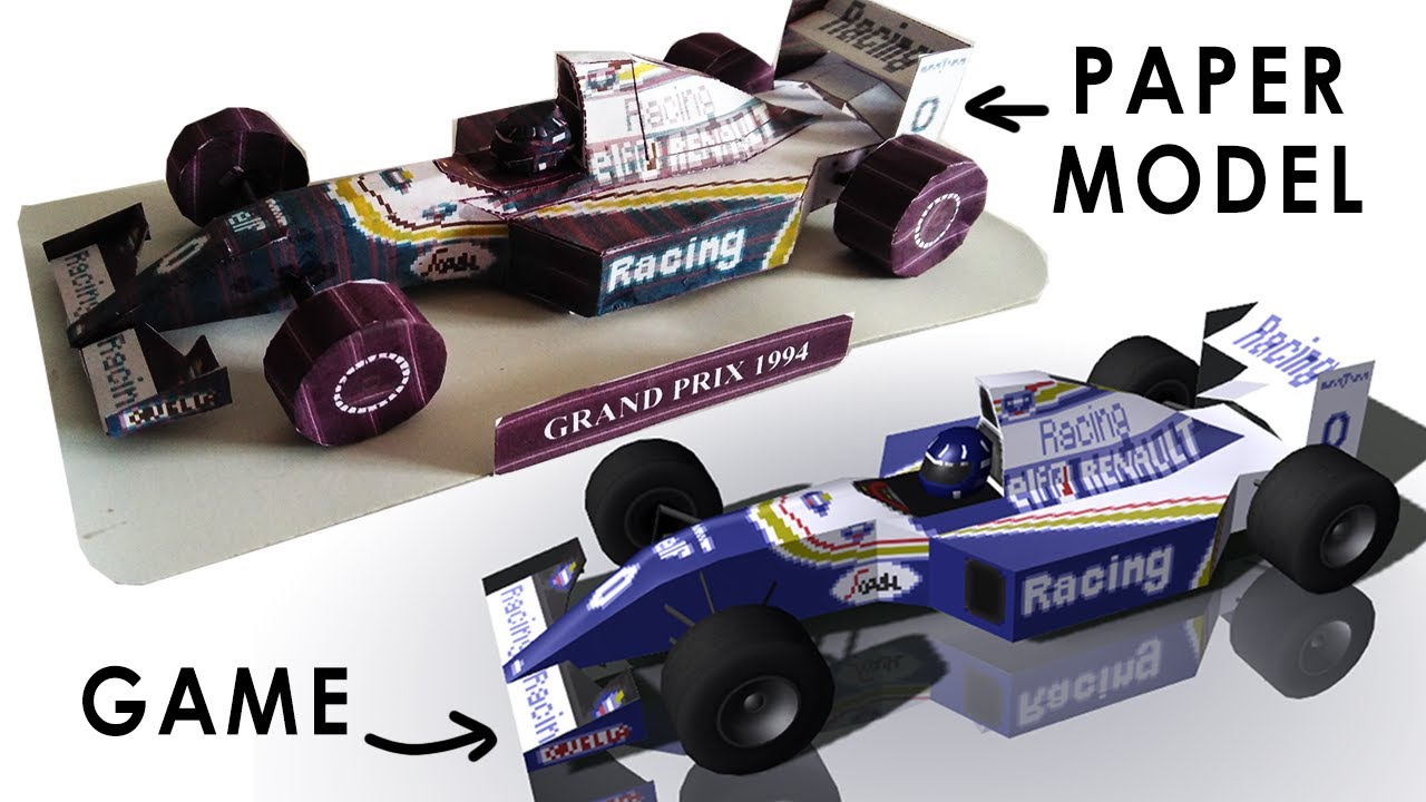 Making Grand Prix 2 Papermodel - YouTube