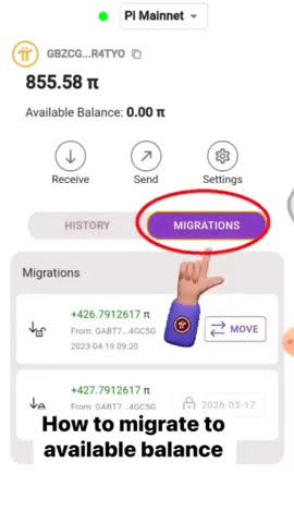 How to migrate Pi to available balance - YouTube