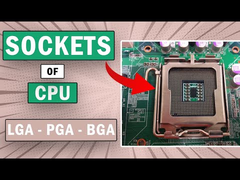 CPU Sockets Explained: LGA Vs PGA Vs BGA by Intel & AMD in detail PGA ...