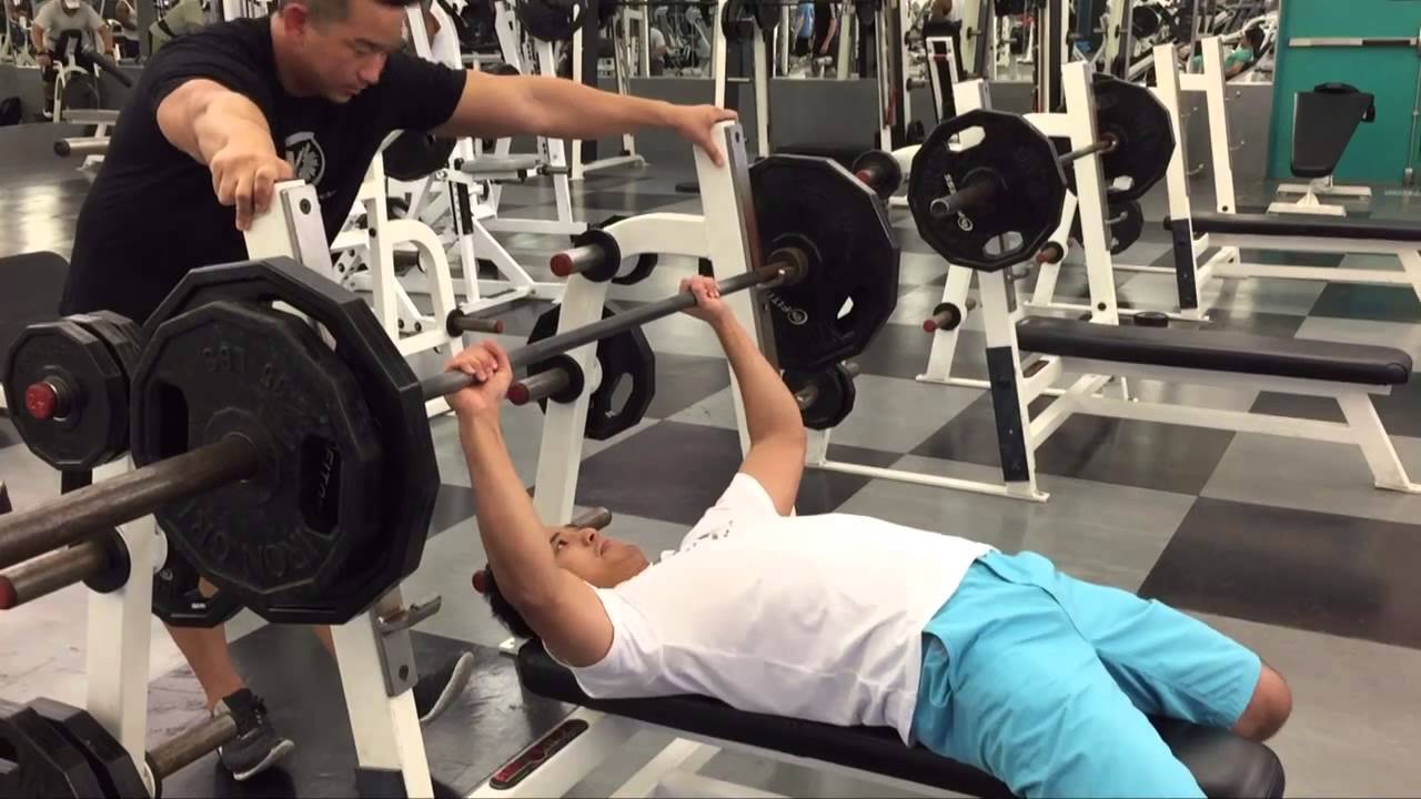 Worst bench contest. Ever. - YouTube