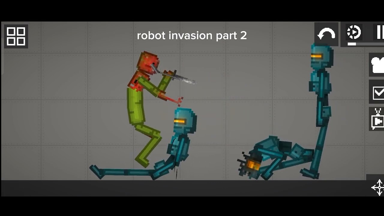 full screen robot invasion part 2 - YouTube