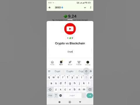 SEED Verify Code | Crypto vs Blockchain | SEED'S New Video Code | Seed Code | Seed New Video ...