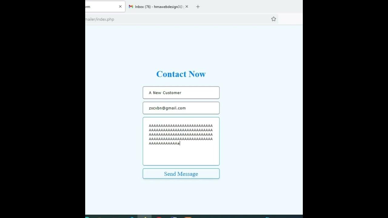 How to Receive Email from HTML Form Using PHP #phpmailer #php - YouTube
