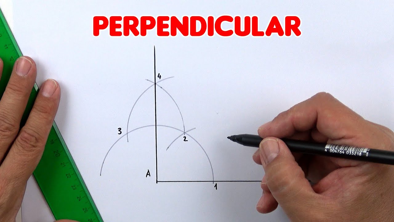 Perpendicular por el extremo de un Segmento o Semirrecta. Educación ...