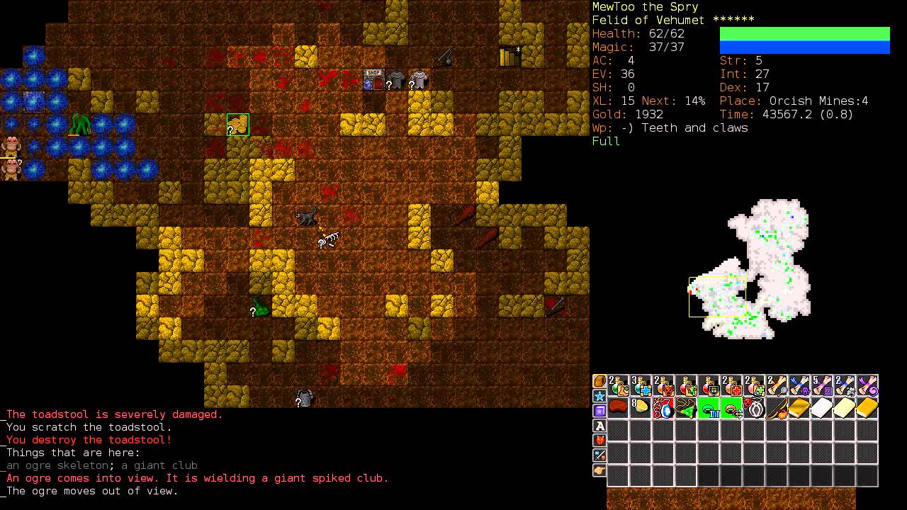 DCSS - Mewtoo the Felid Wizard - 03 - YouTube