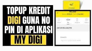 Cara Nak Topup Digi Pin