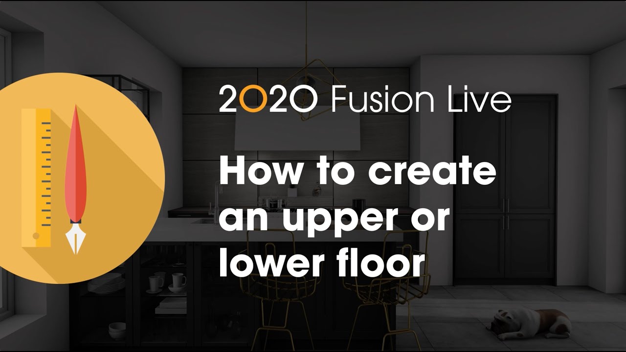 2020 Fusion Live Tip: How to create an upper or lower floor - YouTube