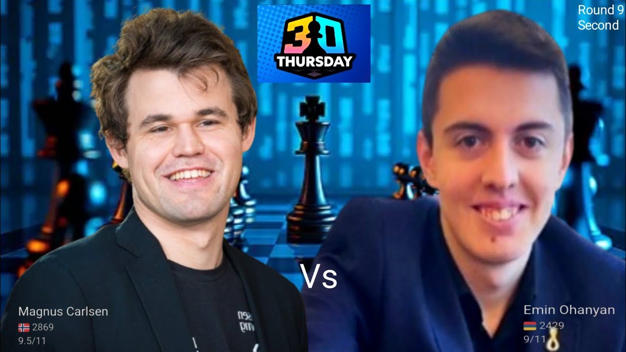 ⚡Magnus Carlsen vs Emin Ohanyan in match 3 0 Thursday 2026 || chesscom ...