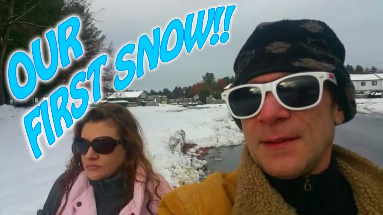 First Snowfall!! Nov 15th 2018 Snow in New England - YouTube