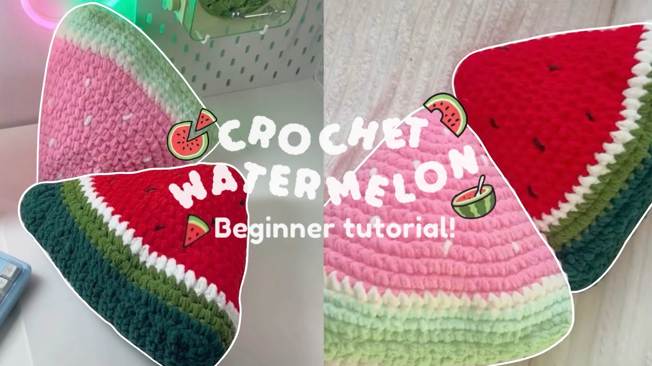 Crochet jumbo watermelon | beginner friendly🍉🇵🇸 - YouTube