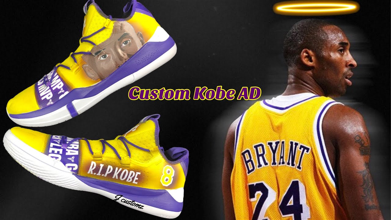 Kobe Bryant Custom Shoes!!! (Kobe Tribute Video) - YouTube