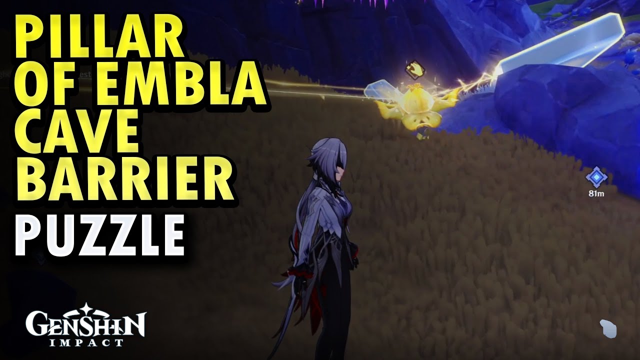 Pillar of Embla Cave Barrier PUZZLE | Genshin Impact 6.3 LUNA IV - YouTube