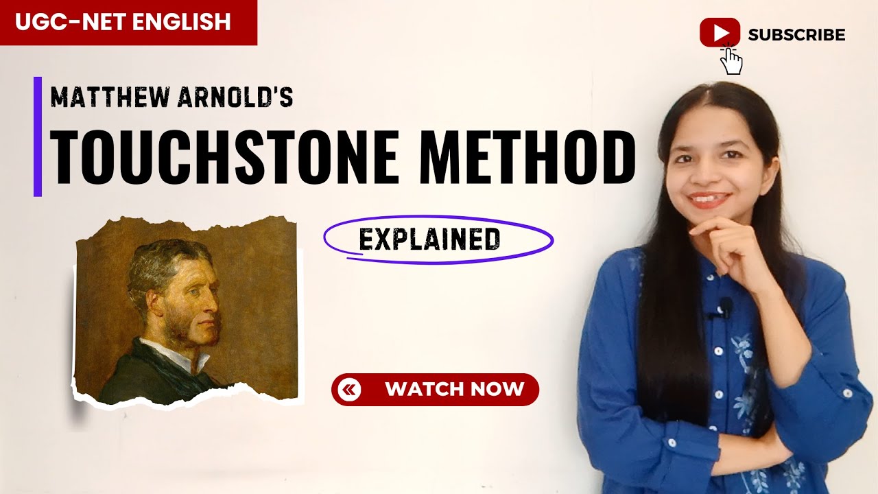 Matthew Arnold's Touchstone Method EXPLAINED: A Must-Know for UGC NET ...