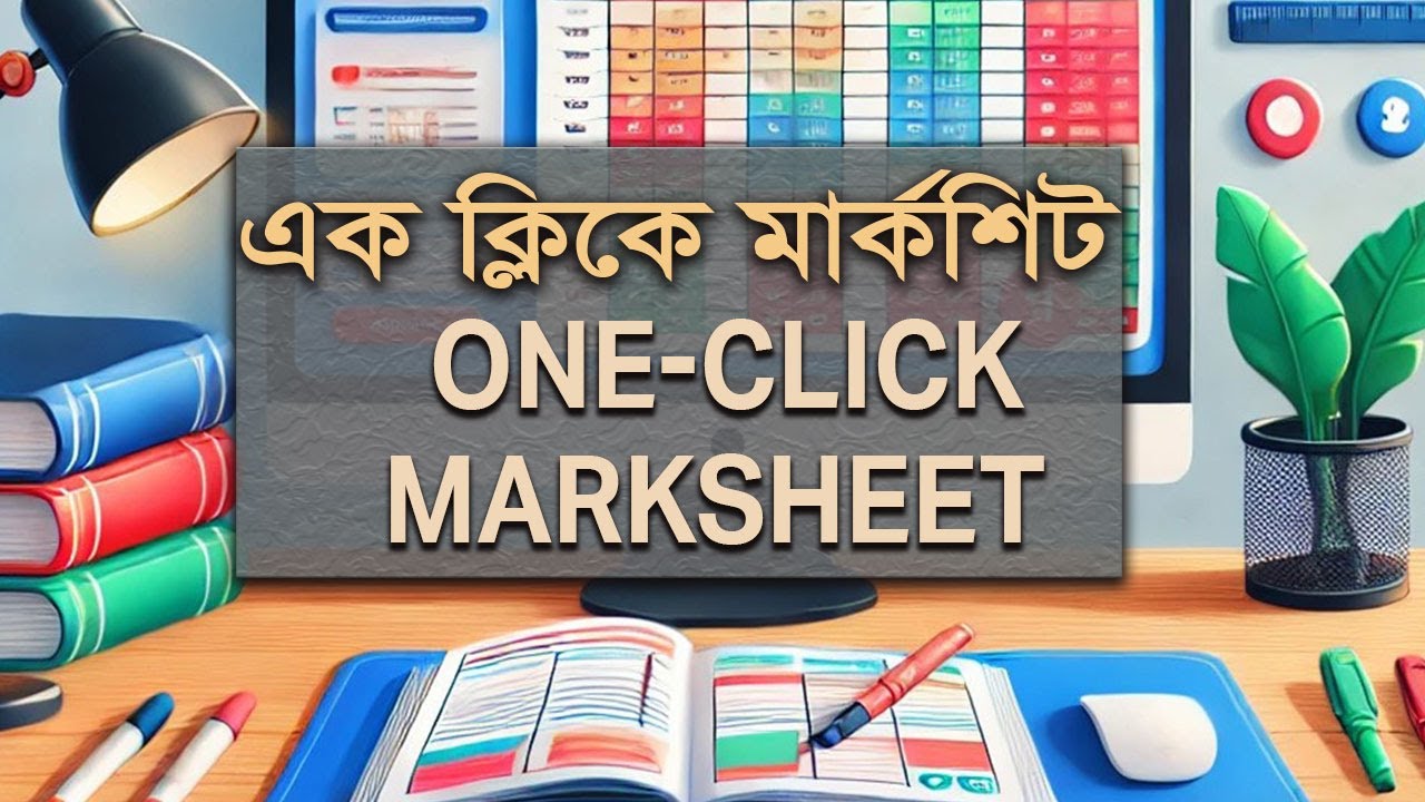 Create Marksheet In One Click With Excel Tips এক ক্লিকে মার্কশিট তৈরি করুন Youtube