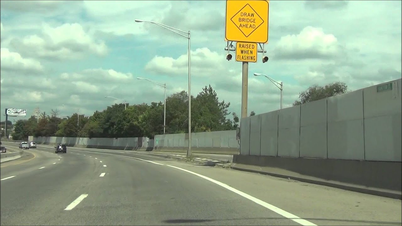 New Jersey - Interstate 280 West - Mile Marker 17 to 10 (8/10/15) - YouTube