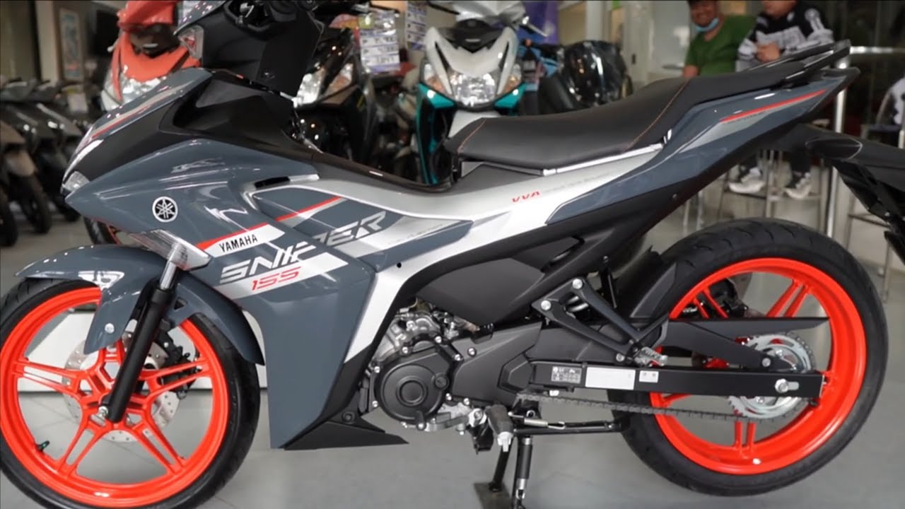 Latest Yamaha Sniper 155 VVA GREY ORANGE Color Specification Review