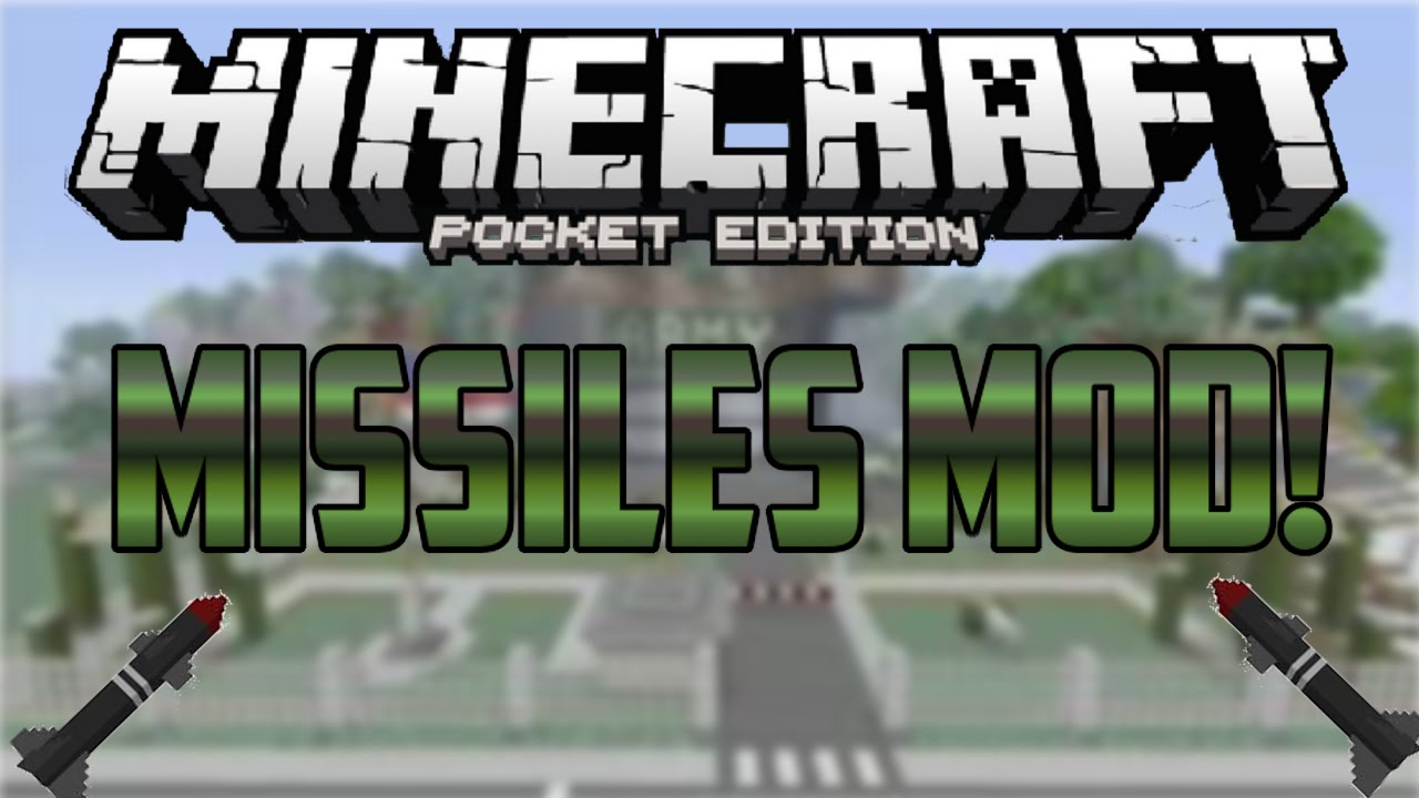 Missile Craft Mod - 5 Kinds Of Missiles! - Minecraft PE (Pocket Edition ...