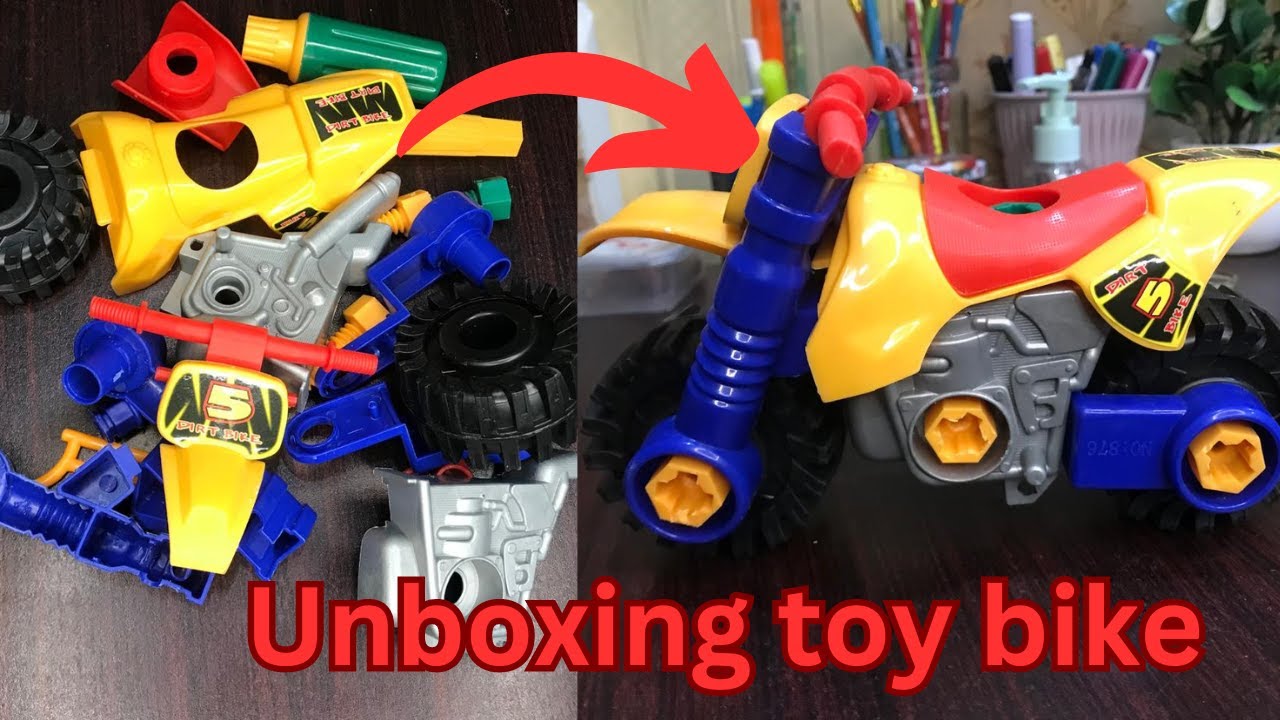 Unboxing toy bike | Amazing toy mountain bike | Mini Toons - YouTube