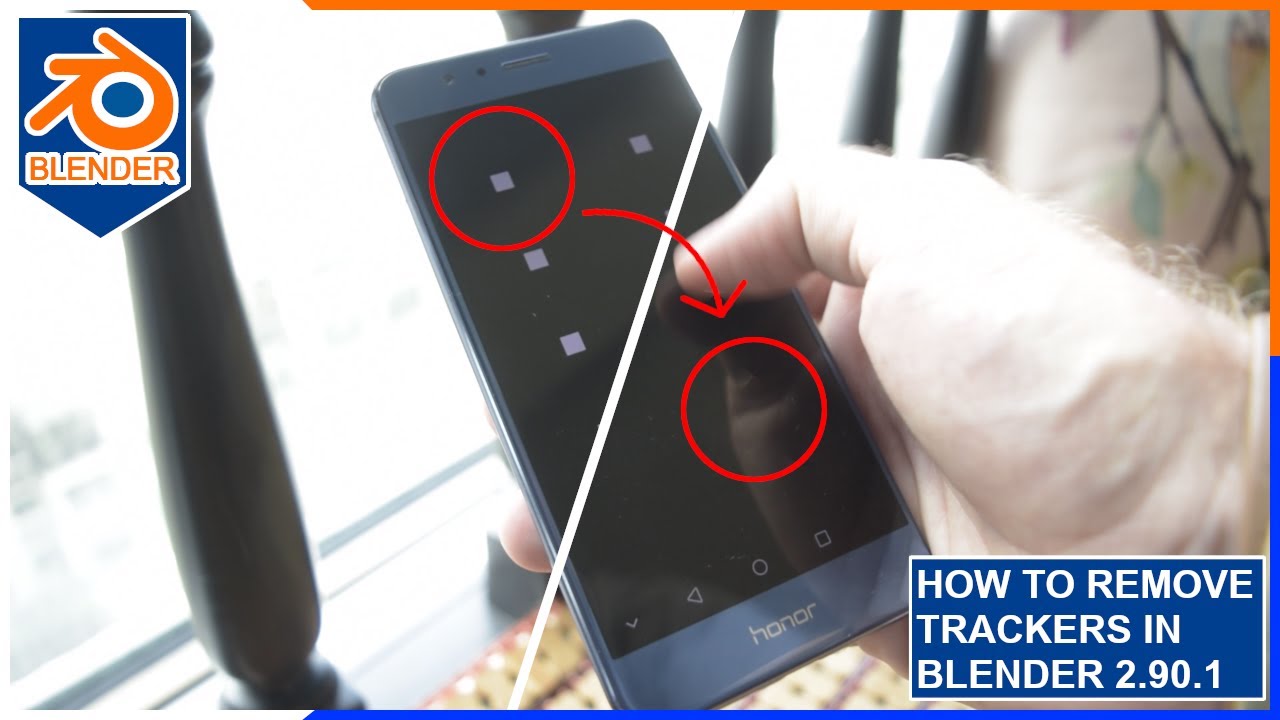 How To Remove Trackers in Blender 2.90.1 - YouTube