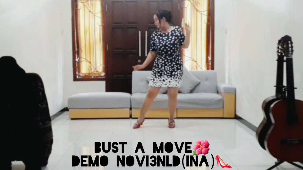 Bust A Move - Line Dance (Amy Christian(USA) Absolute Beginner - YouTube