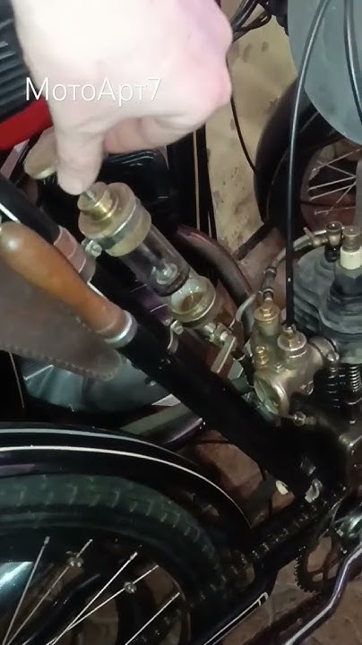 Немецкий мотор с укольчиком. Веломотор Фантом. #дырчик #газуля #мопед # ...