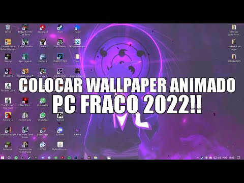 COMO COLOCAR WALLPAPER ANIMADO NO PC FRACO 2022!! - YouTube