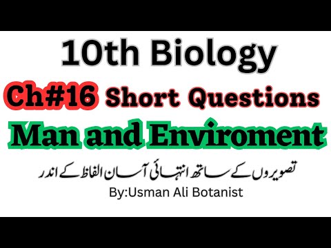 |biology short question answer|biology chapter 16 short qestions answer ...