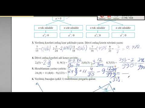 7 ci sinif riyaziyyat bsq1