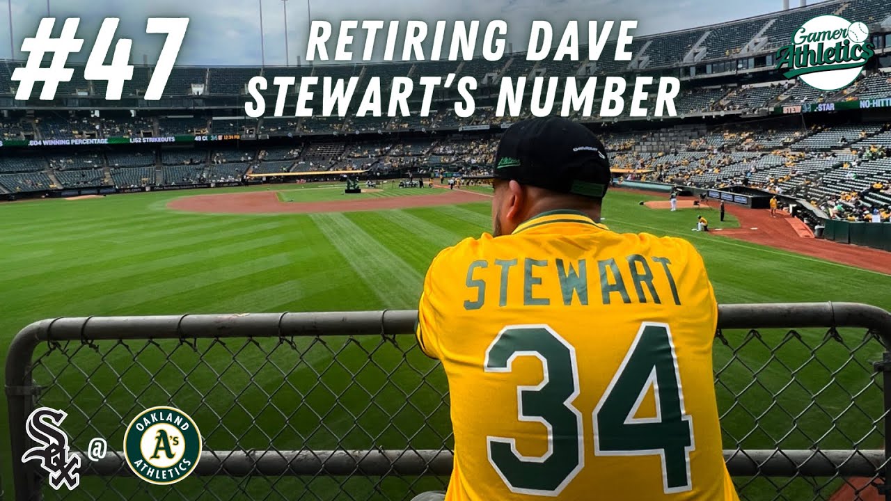 Retiring Dave Stewart's Number - YouTube