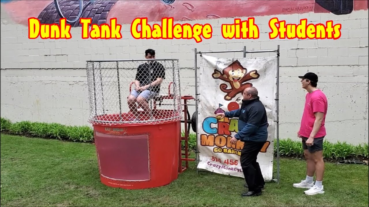 2024 Dunk Tank challenge students. - YouTube