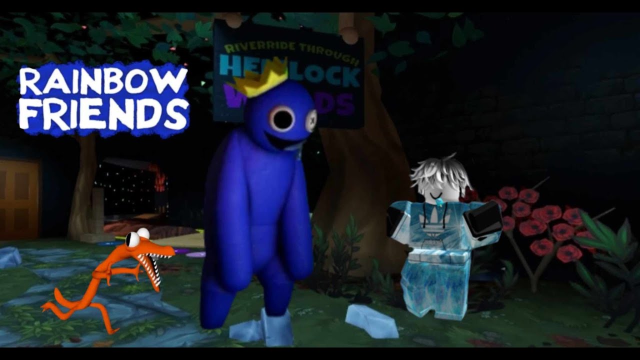 playing rainbow friends 1 with my friends - YouTube