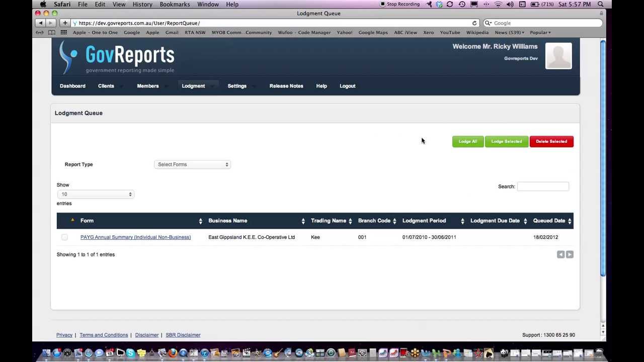 GovReports - Lodge Payment Summaries - YouTube