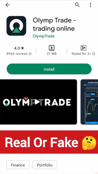 Olymp Trade App Real Or Fake 🤔 Olymp Trade Review #olymp_trade, #trading_app - YouTube