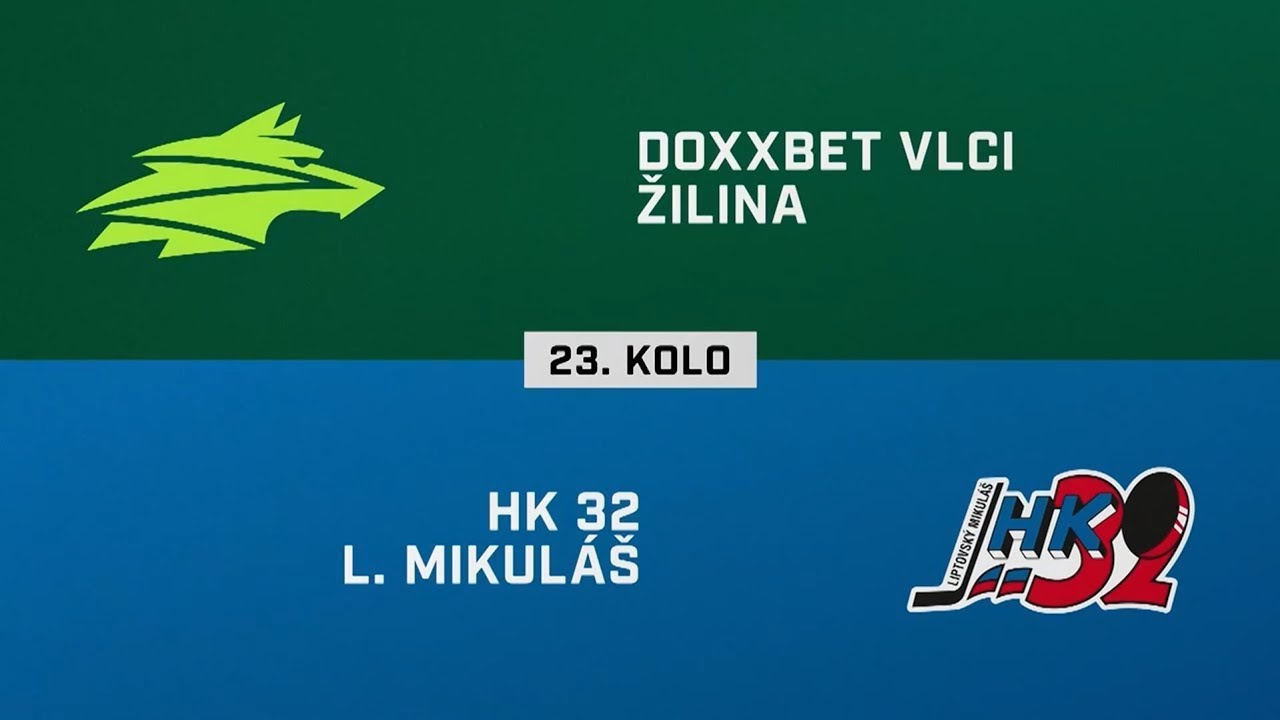 23. kolo: DOXXbet Vlci Žilina – HK 32 Liptovský Mikuláš 4:3 (HIGHLIGHTY) - YouTube
